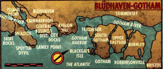 [學術研究][地理科]Gotham City/Bludhaven/Metropolis的地理位置 – 講漫畫